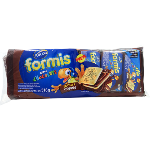 Formis Sandwich Cookies – Chocolate 12Pk 18oz (516g) - Peimco